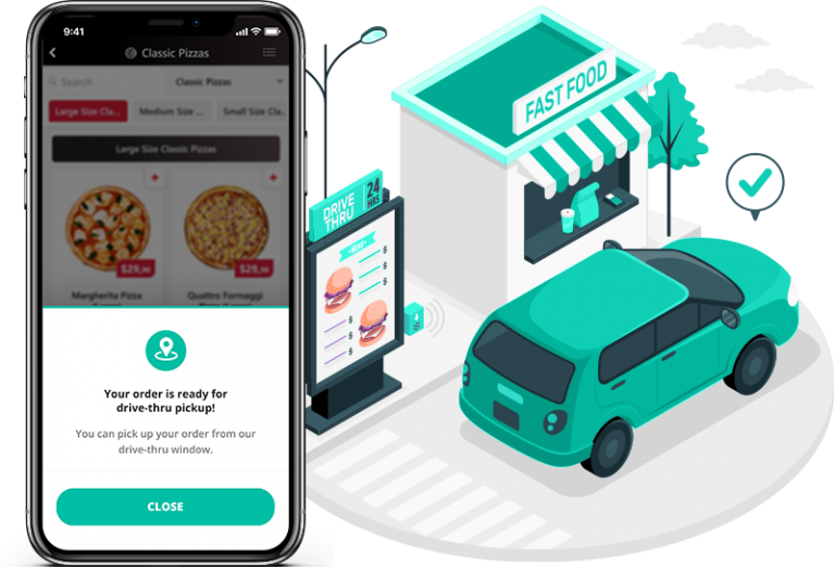 Online Ordering System for Drive-thru Orders - RestApp