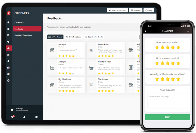 Online Ordering System for Restaurants and All Businesses - RestApp